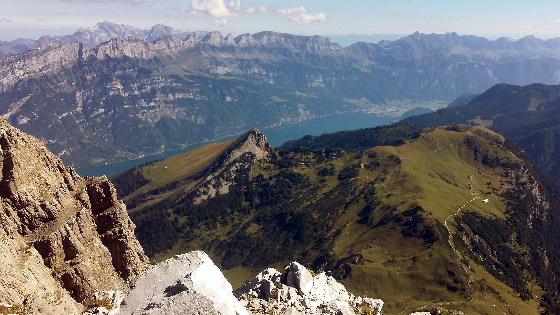 Walensee mit Churfirsten - Fotos [hikr.org]