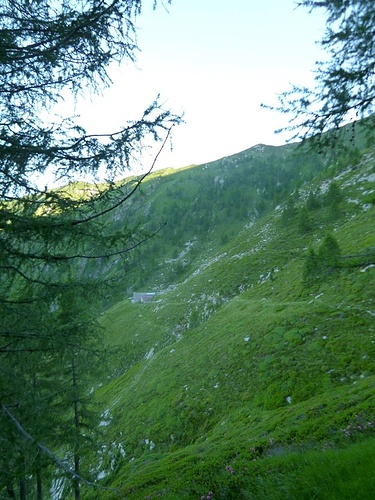 Blick zurück zur Capanna Alpe Nimi, bevor es in die... [hikr.org]