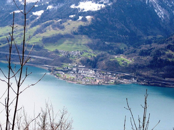 Murg am Walensee von wo wir nach Quinten übersetzten -... [hikr.org]