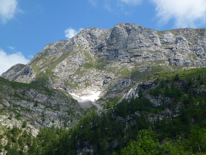 Rückblick in die Westwand des Fagstein - Fotos [hikr.org]