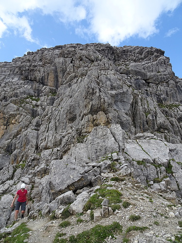 die Flanke ist schon beeindruckend - Fotos [hikr.org]