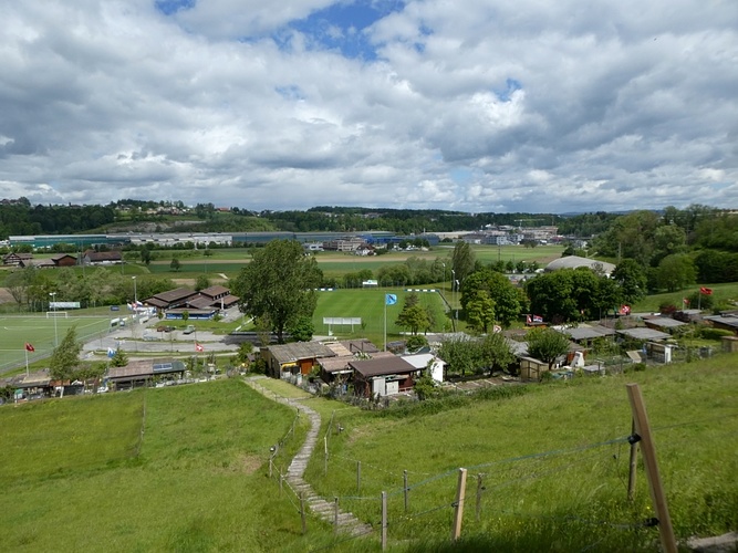 Start beim Sportplatz in Littau - Fotos [hikr.org]