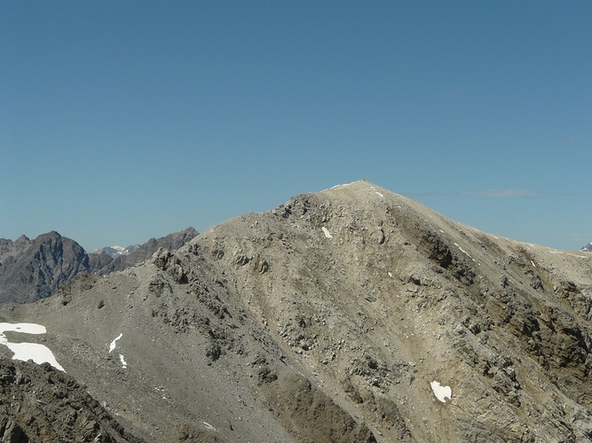 Nahblick von Piz Rims zu Piz Cristanas, links der... [hikr.org]
